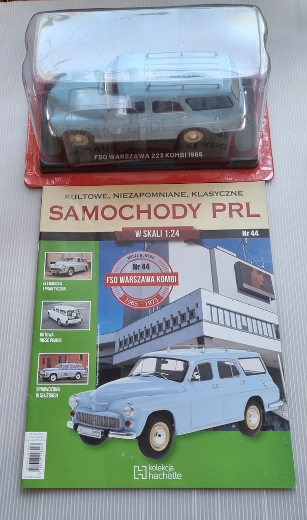 Samochody PRL HACHETTE 1:24 Warszawa 223 kombi - 12894091778 ...