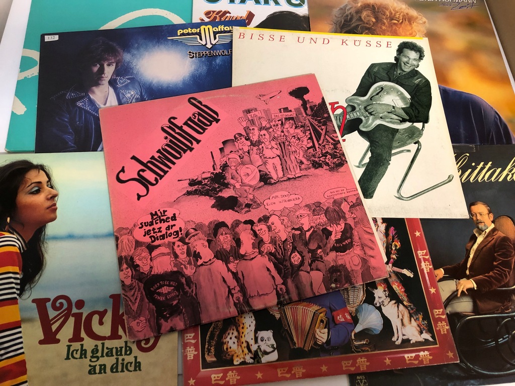 ZESTAW Płyt 10Lp Schwoißfuaß Vicky Wolf Maahn Peter Homann Maffay ...