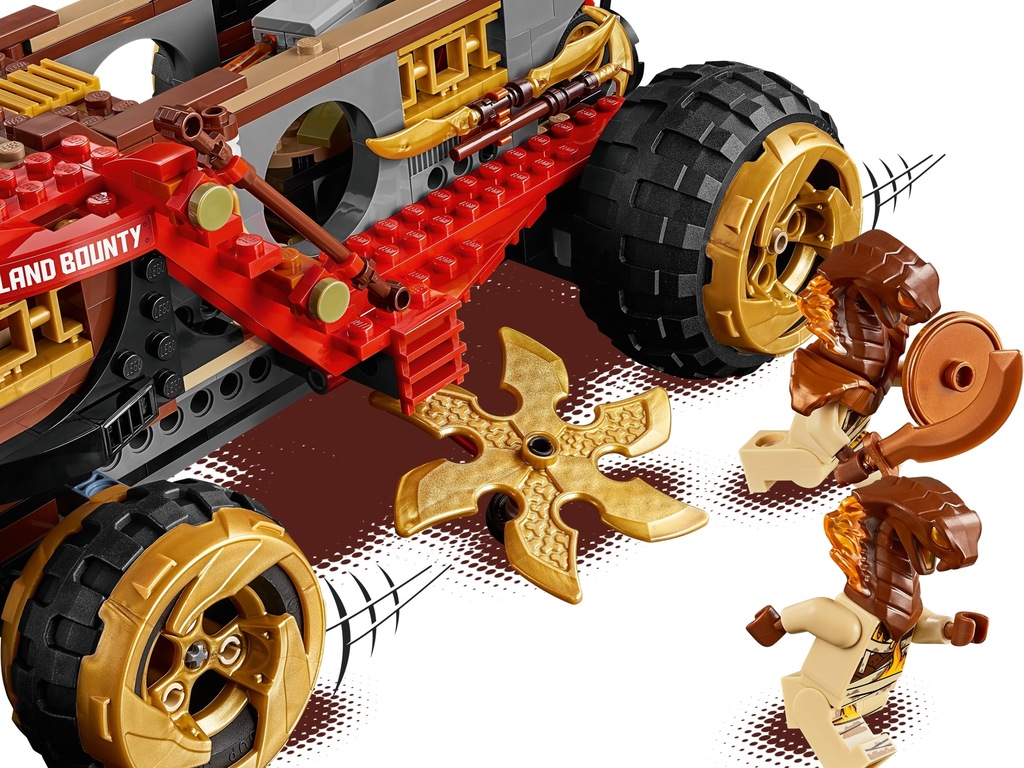 LEGO NINJAGO 70677 PERŁA LĄDU STATEK NA KOŁACH KAI - 11232873473 ...