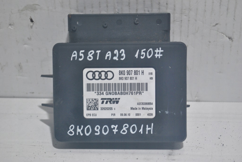 MODUŁ HAMULCA RĘCZNEGO AUDI A5 8T 8K0907801H - 13960464394 - oficjalne archiwum Allegro