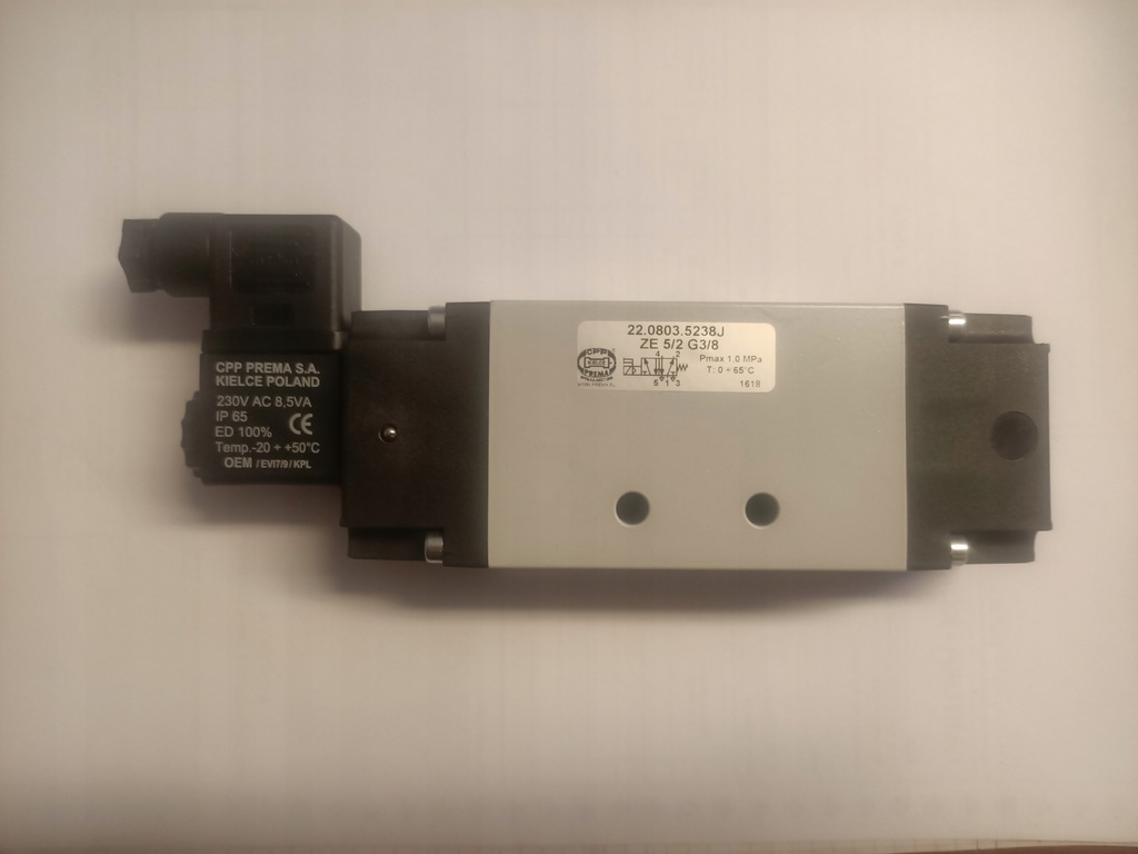 Elektrozawór Zawór 22.0803.5238J ZE 5/2 G3/8 PREMA - 12171205773 ...