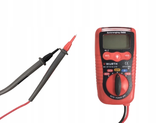 WURTH CYFROWY MIERNIK PRADU NAPIECIA MULTIMETR - 7587126363 - oficjalne ...