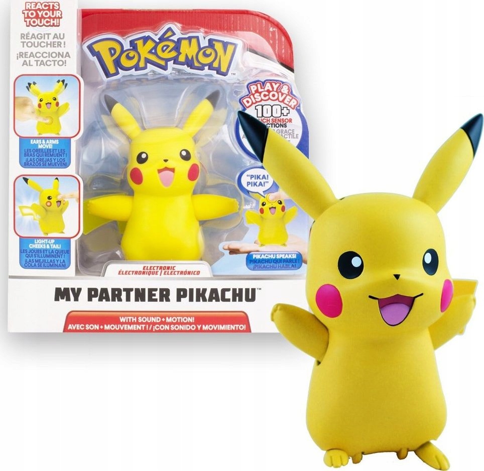 Pokemon Mój partner Pikachu figurka interaktywna - 11648810394 ...