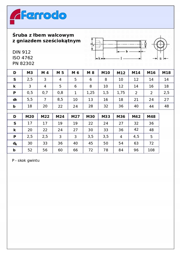 M16x120 Śruba imbus, inbus DIN 912 kl.12.9 1szt - 8581308432 - oficjalne archiwum Allegro