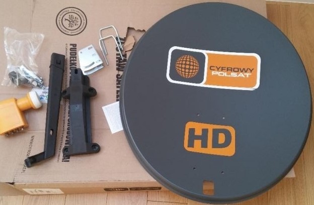 ANTENA SATELITARNA Cyfrowy Polsat Nc+ HD + akcesor - 10443124989 - oficjalne archiwum Allegro