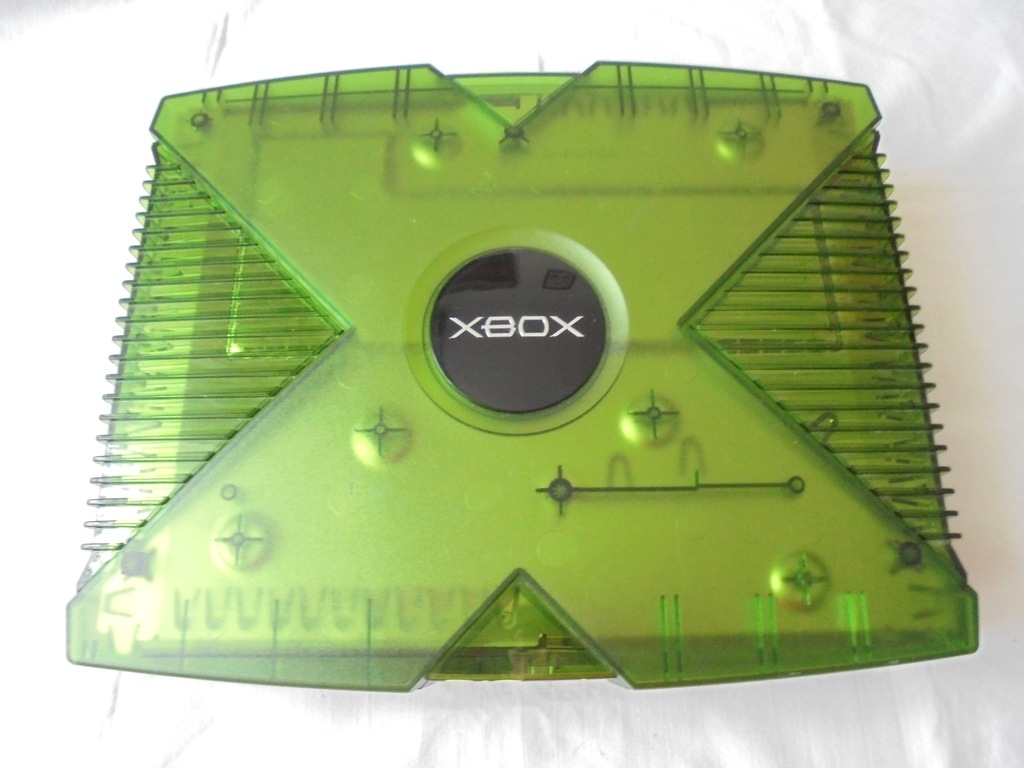 Xbox Classic Translucent Green konsola unikat - 10636129913 - oficjalne ...