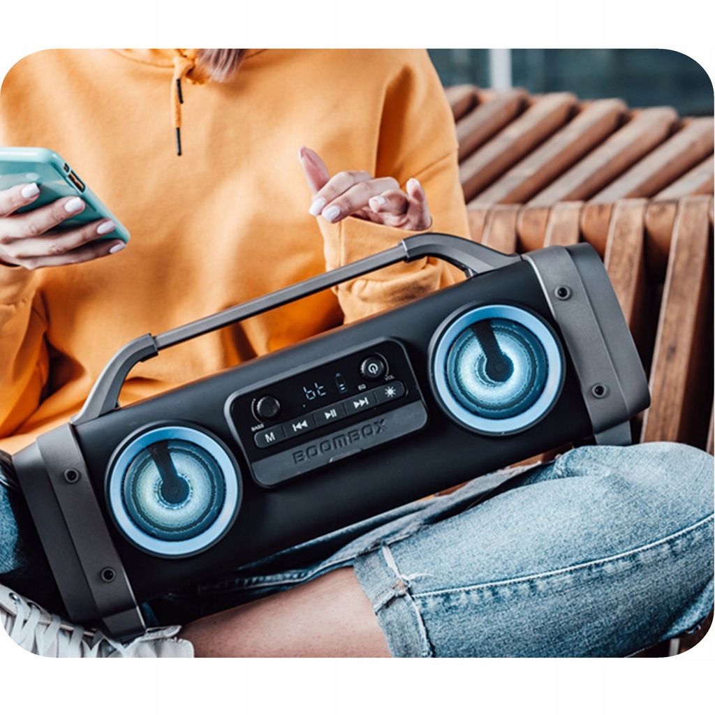 Купить BOOMBOX MP3 USB Tube Tower Динамик BLUETOOTH 150 Вт: отзывы ...