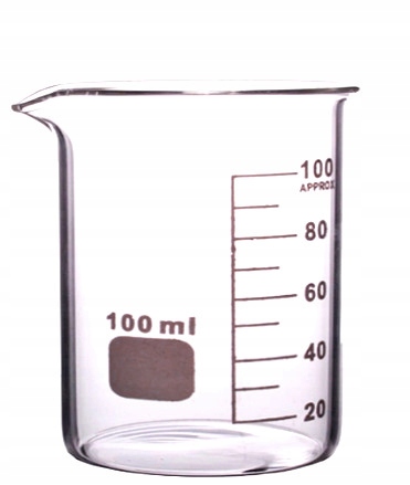 ZLEWKA NISKA 100 ml SZKLANA BORO PODZIAŁKA SZKŁO - 12083928491 - oficjalne archiwum Allegro