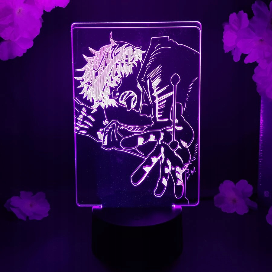 GOJO SATORU Anime lampa Jujutsu Kaisen Led lampka - 12653435600 ...