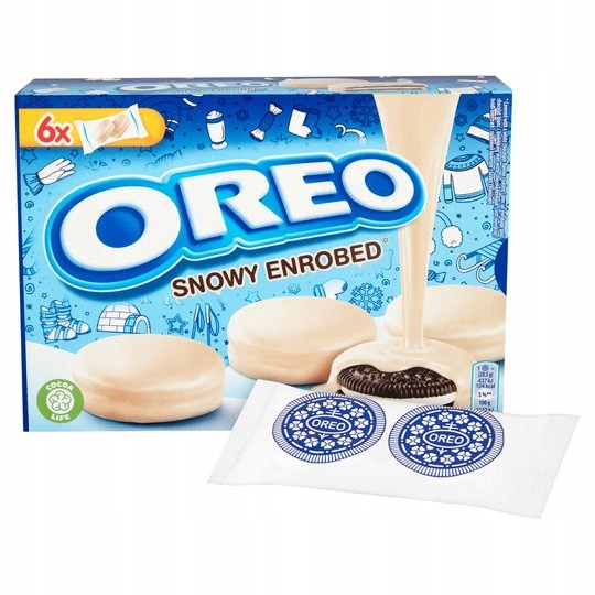 Oreo Snowy Ciastka Biała Czekolada 246g UK - 8530659091 - oficjalne ...
