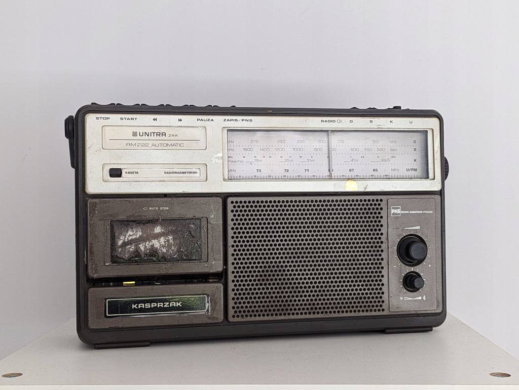 radio Unitra RM 222 kasprzak automatic PRL - 12707767987 - oficjalne ...