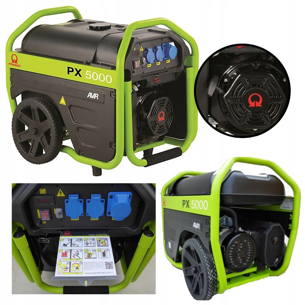 AGREGAT PRĄDOTWÓRCZY JEDNOFAZOWY PRAMAC,PX5000 - 12178777749 - oficjalne archiwum Allegro