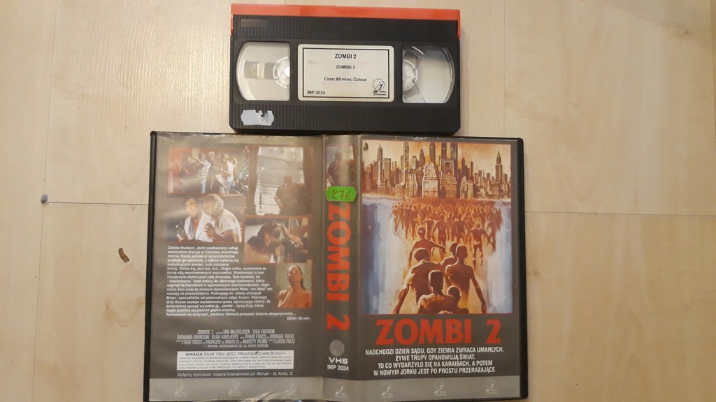 VHS ZOMBI 2 - 8814257434 - oficjalne archiwum Allegro