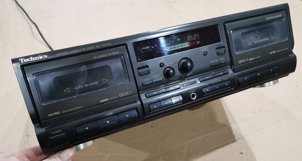 Magnetofon kasetowy Technics RS-TR575 czarny - 13247837620 - oficjalne ...