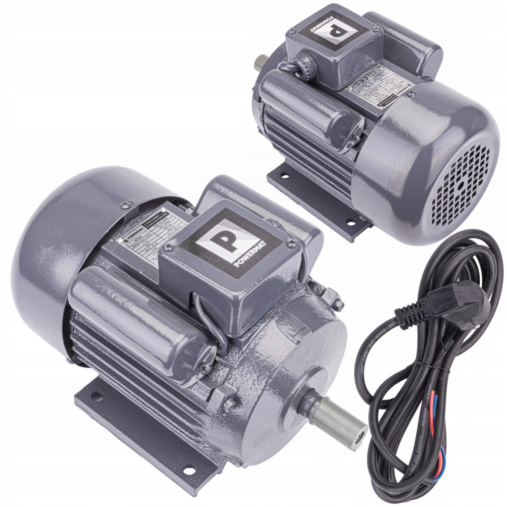 SILNIK ELEKTRYCZNY JEDNOFAZOWY 1,5KW 1400RPM 230V - 12695128498 - oficjalne archiwum Allegro