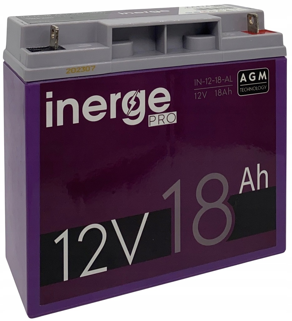 AKUMULATOR AGM 12V 18Ah (wymiar 17Ah) CIĘŻKI 6.05kg - 14533448283 - oficjalne archiwum Allegro