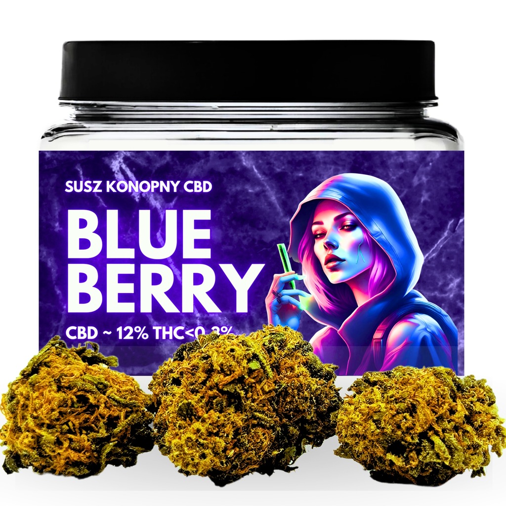 30 G SUSZ KONOPNY CBD 12% | BLUEBERRY - 14420721799 - oficjalne archiwum Allegro