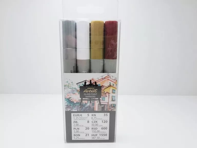 MARKERY DO MALOWANIA NA SZKLE PEPCO ARTIST - 14759150111 - oficjalne ...