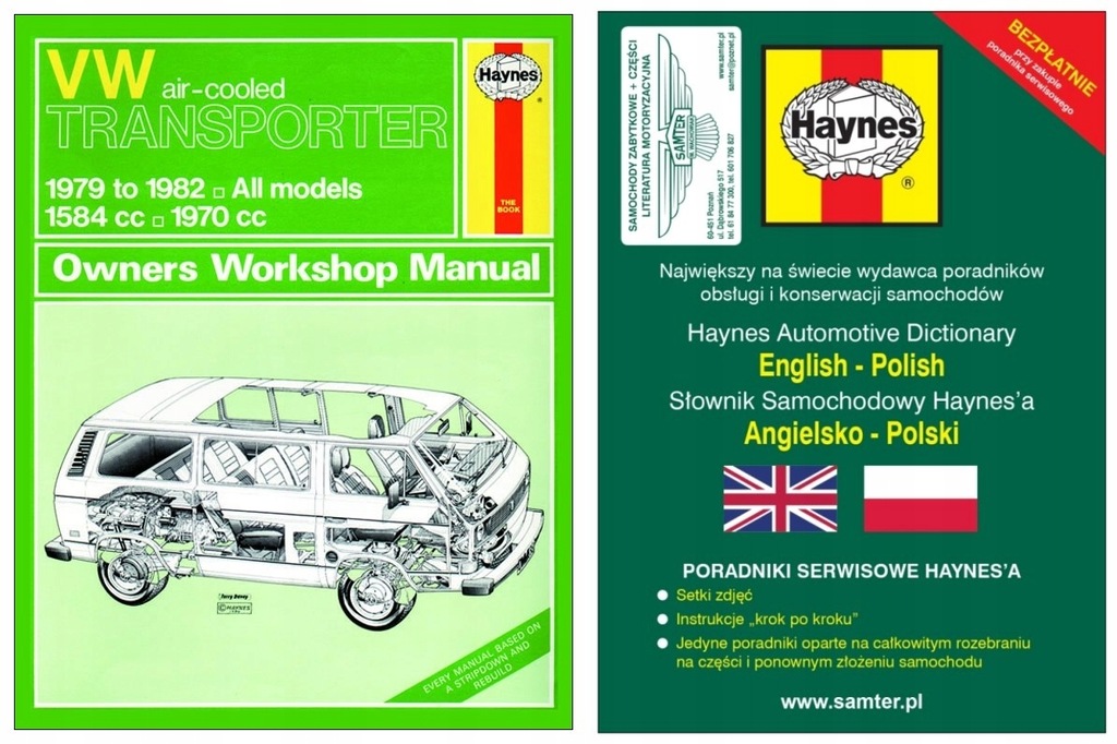 VW Bus Transporter T3 1979-1982 instrukcja Haynes - 11279667267 - oficjalne archiwum Allegro