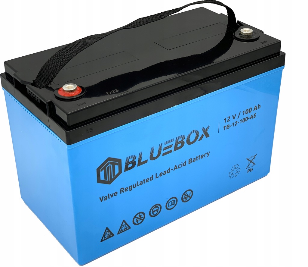 AKUMULATOR BEZOBSŁUGOWY AGM 12V 100Ah UPS PIEC - 12668179271 - oficjalne archiwum Allegro