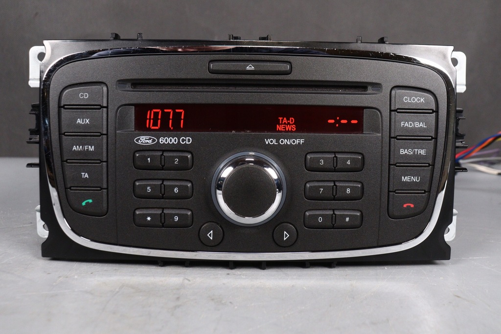 Radio FORD 6000CD SZARE Mondeo MK4 Focus MK2 LIFT + KOD - 17356785843 ...