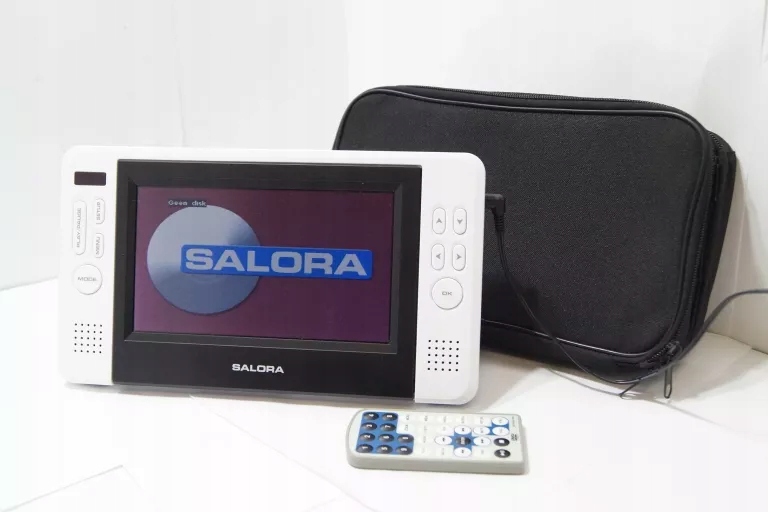 PRZENOŚNY ODTWARZACZ DVD USB SD SALORA DVP7030TWI - 12845229436 - oficjalne archiwum Allegro