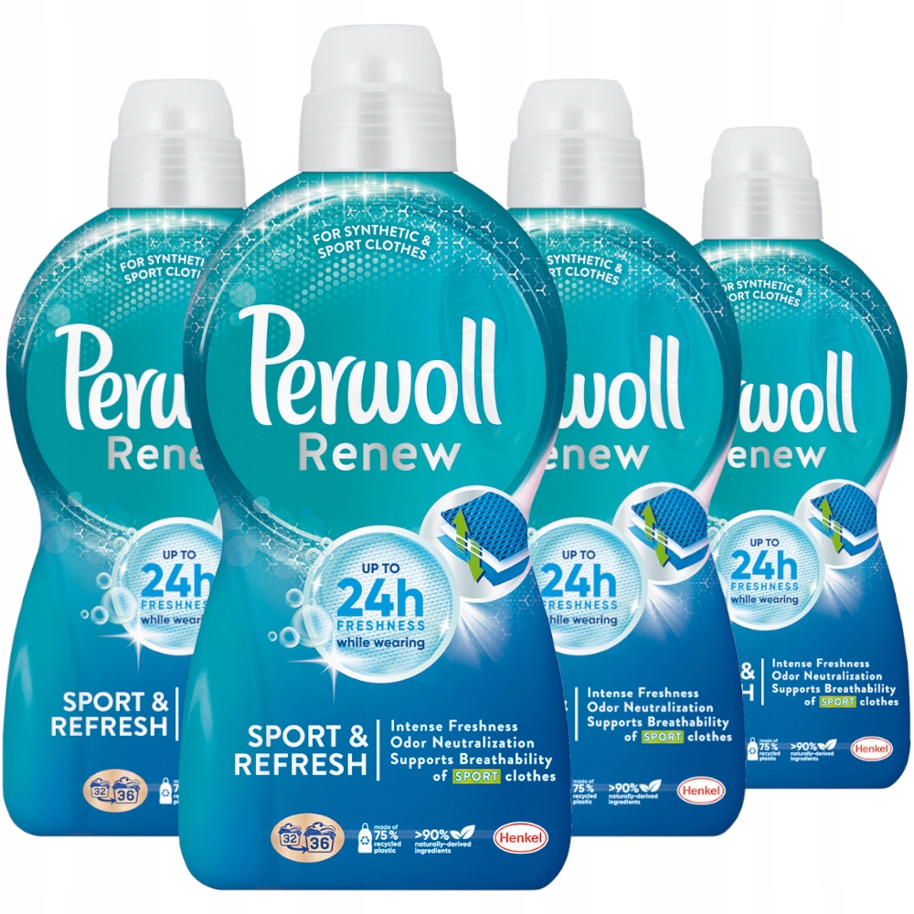 Perwoll Renew Refresh Płyn do prania 144pr 4x1,98l - 13384976930 - oficjalne archiwum Allegro