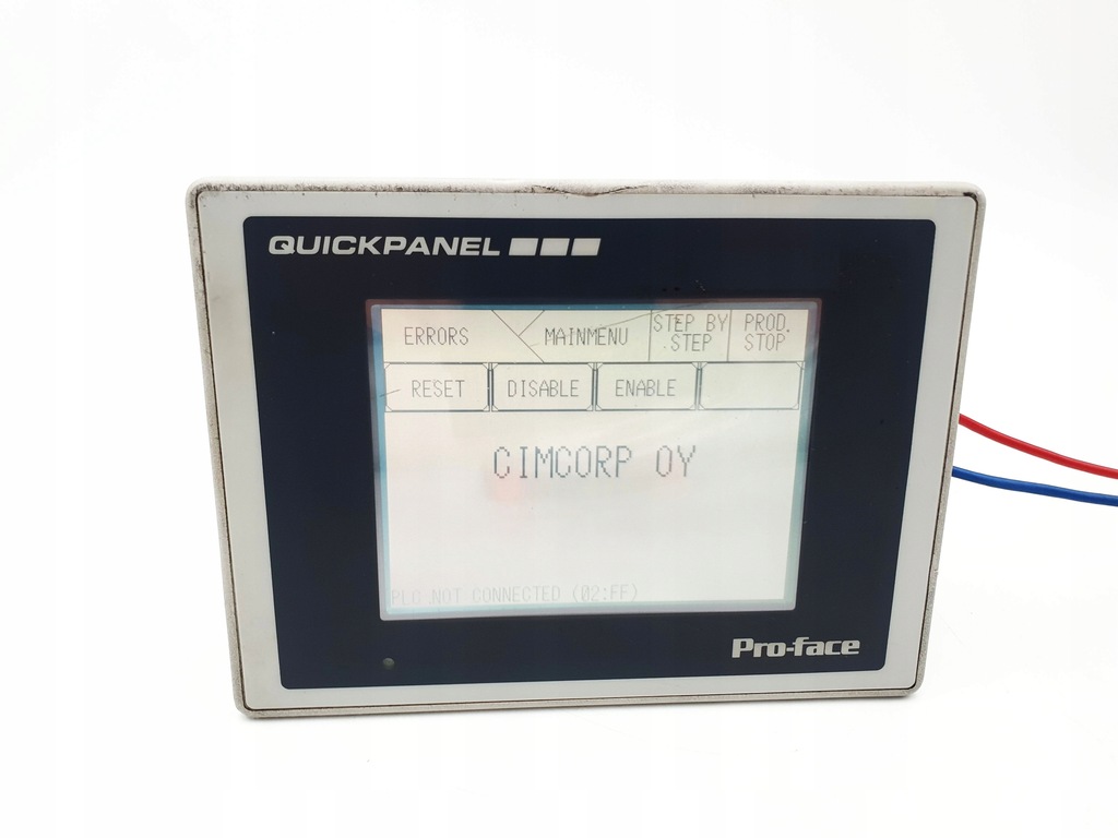 PANEL PRO-FACE PROFACE QUICKPANEL GP270-LG21-24VP 0680028-01 ...