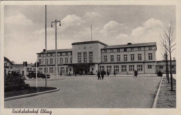 Elbing- Elblag, Bahnhof - 13832020752 - oficjalne archiwum Allegro