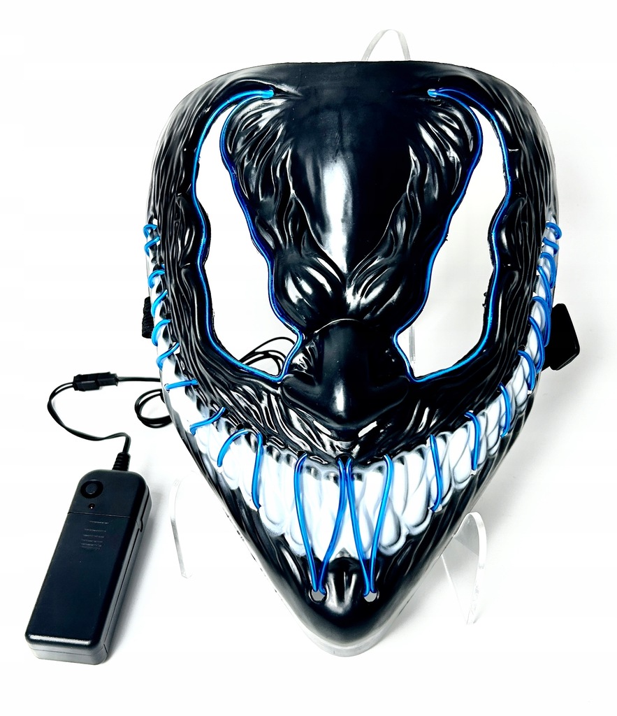 Maska świecąca LED Venom Halloween - 13876857309 - oficjalne archiwum ...