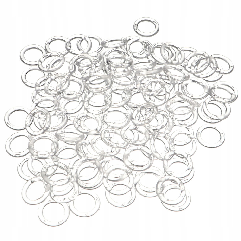 Roman Curtain Rings Plastic Blinds Circle 100 Pcs - 14049568337 ...