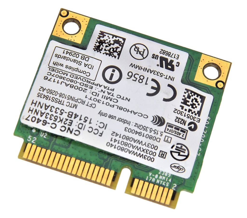 Intel WiFi 5300 Wireless 533AN_HMW 450Mbps DELL - 7811645061 ...