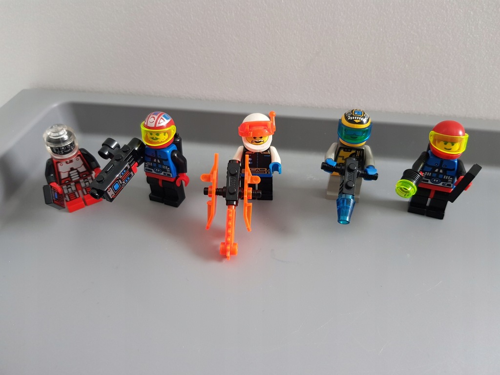 Lego 6705 zestaw 5 minifigurek 100% kompletny - 8985340847 - oficjalne ...