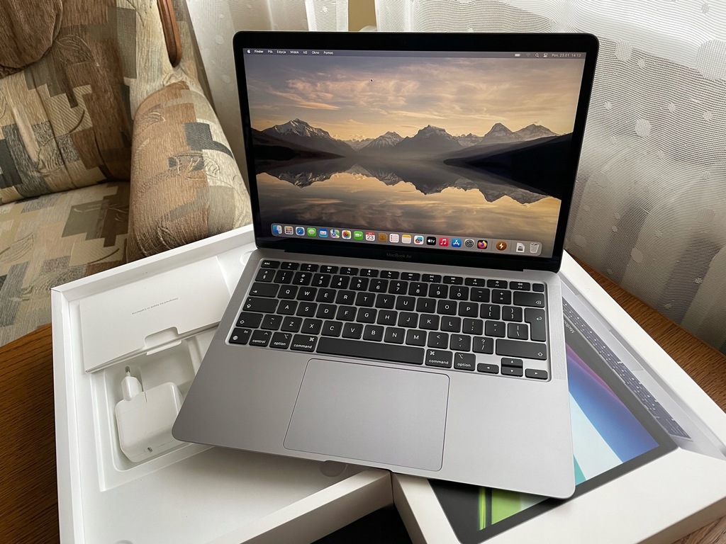 Apple MacBook Air M1/8GB/256 SSD 2020 - 13170852658 - oficjalne archiwum Allegro