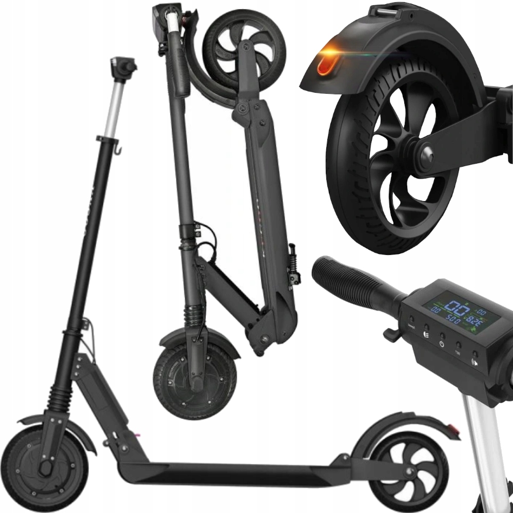 HULAJNOGA ELEKTRYCZNA KUGOO S1 350W CZARNA 30 km/h - 12184322485 - oficjalne archiwum Allegro