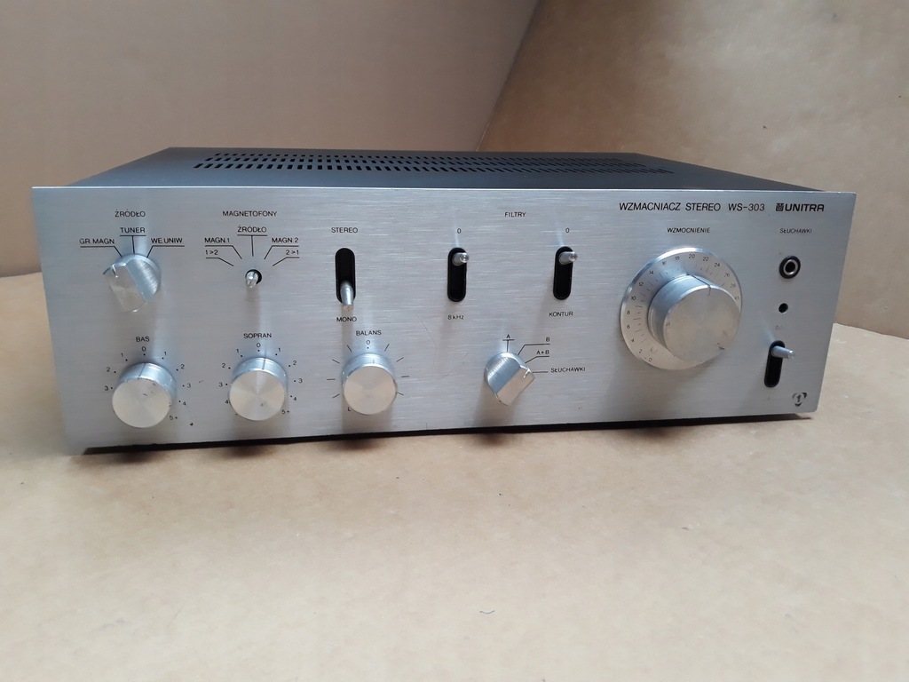 Wzmacniacz stereofoniczny UNITRA WS-303 - 11037192684 - oficjalne archiwum Allegro