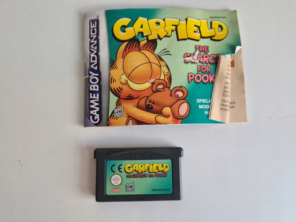 Garfield The Search for Pooky Game Boy Advance - 12526306208 ...