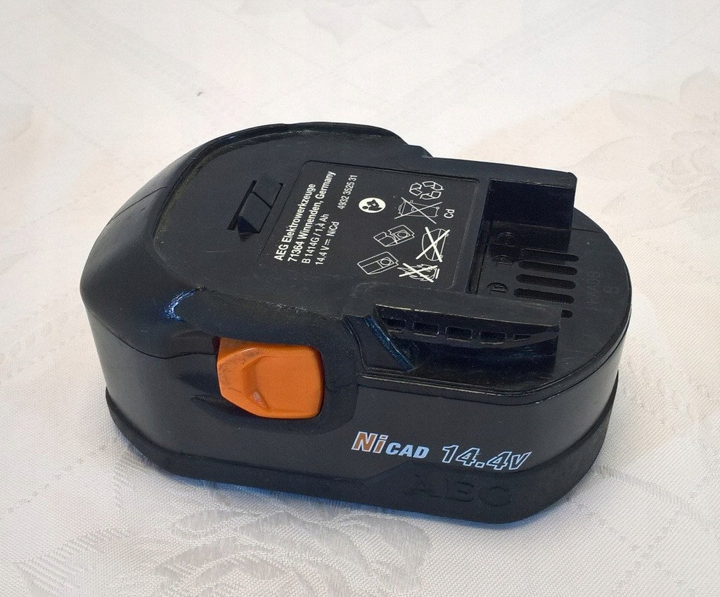 AKUMULATOR AEG 14,4V 1,4Ah P1429 - 9675277481 - oficjalne archiwum Allegro