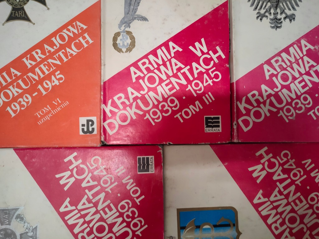 ARMIA KRAJOWA W DOKUMENTACH 1939 1945 1-6 - 14256633563 - oficjalne archiwum Allegro