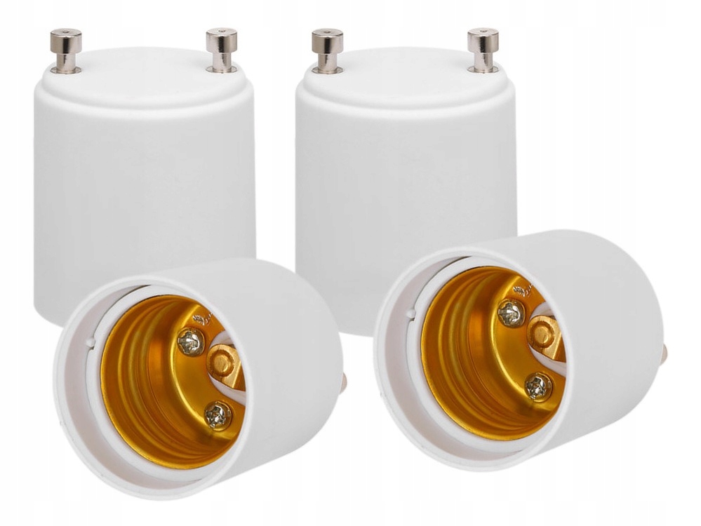 Gu24 A E26 E27 Adapter Led Luz Gniazdo żarówki - 12326594109 - oficjalne archiwum Allegro
