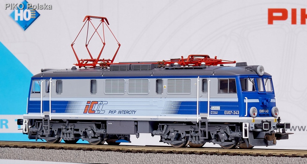 LOKOMOTYWA ELEKTRYCZNA EU07-343 PKP PIKO 96378-2 - 9769889101 - oficjalne archiwum Allegro