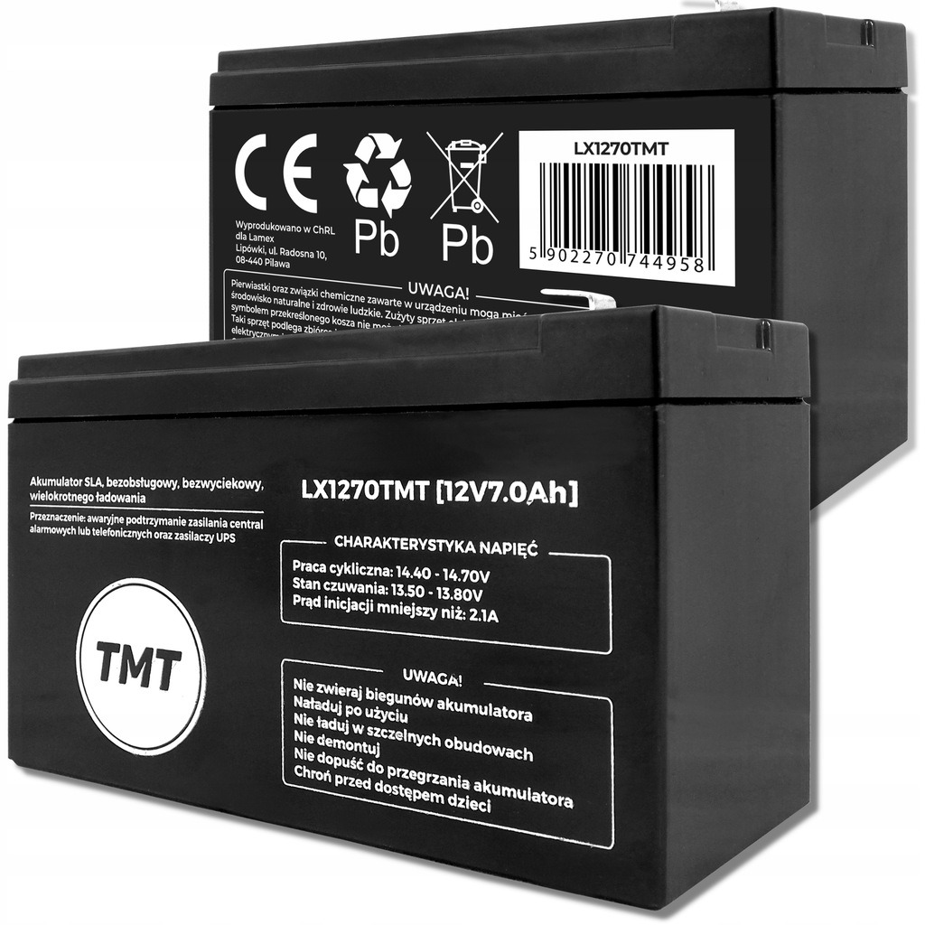 MOCNY AKUMULATOR 12V 17AH BEZOBSŁUGOWY ŻELOWY BATERIA AGM DO ALARMU UPS WAG - 15133986313 ...