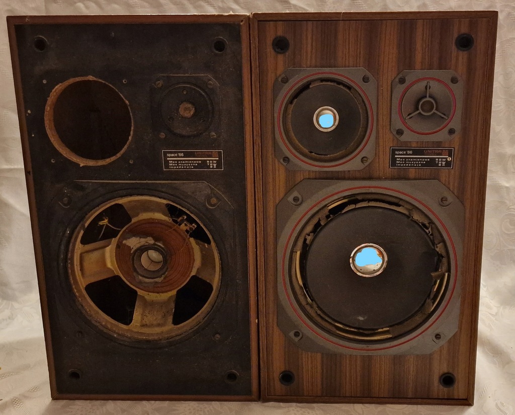 KOLUMNY/OBUDOWY UNITRA TONSIL SPACE 86 - 13065858273 - oficjalne ...