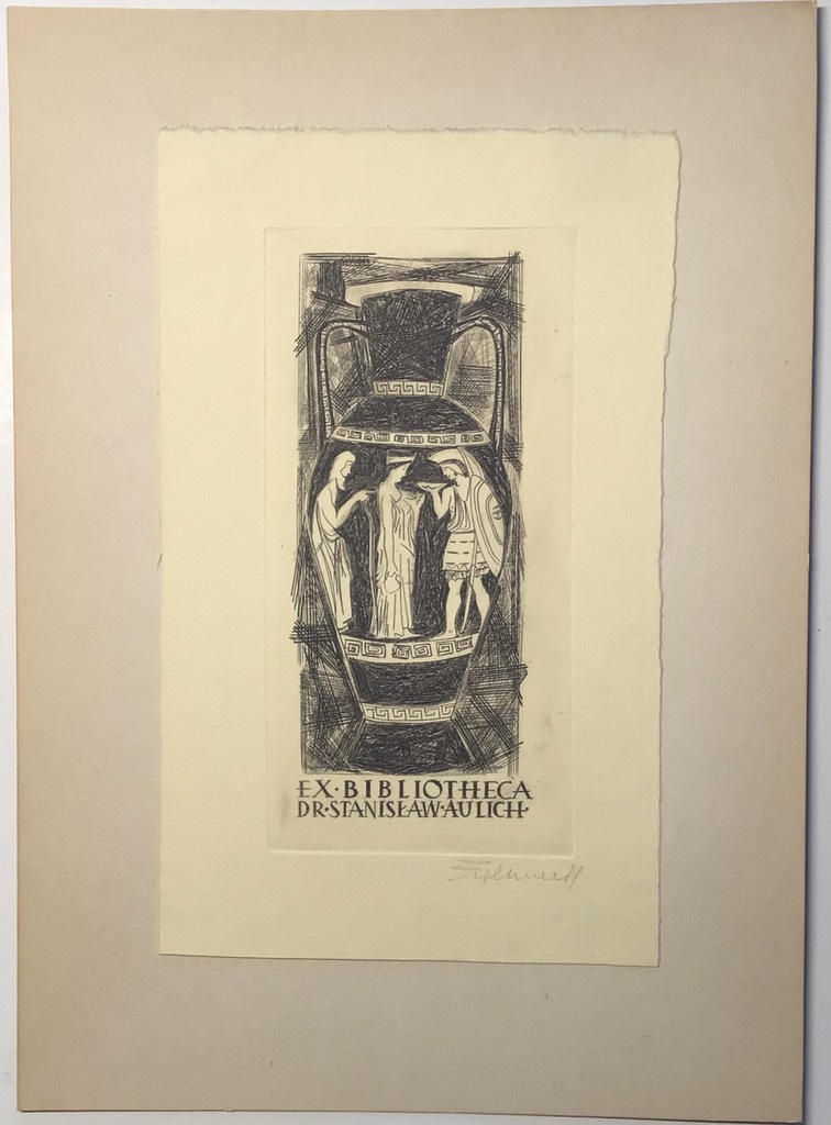 Ex-libris St.Aulich - 15445360636 - oficjalne archiwum Allegro