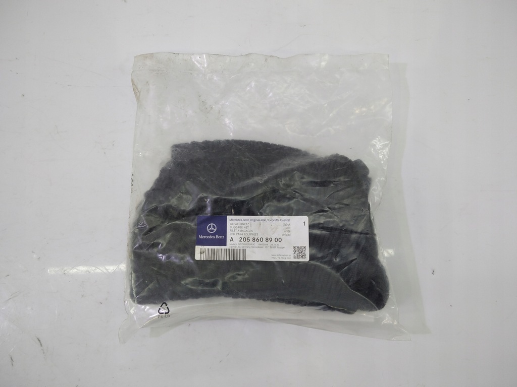 MERCEDES W205 SIATKA BAGAŻNIKA A2058608900 - 10752552791 - oficjalne ...