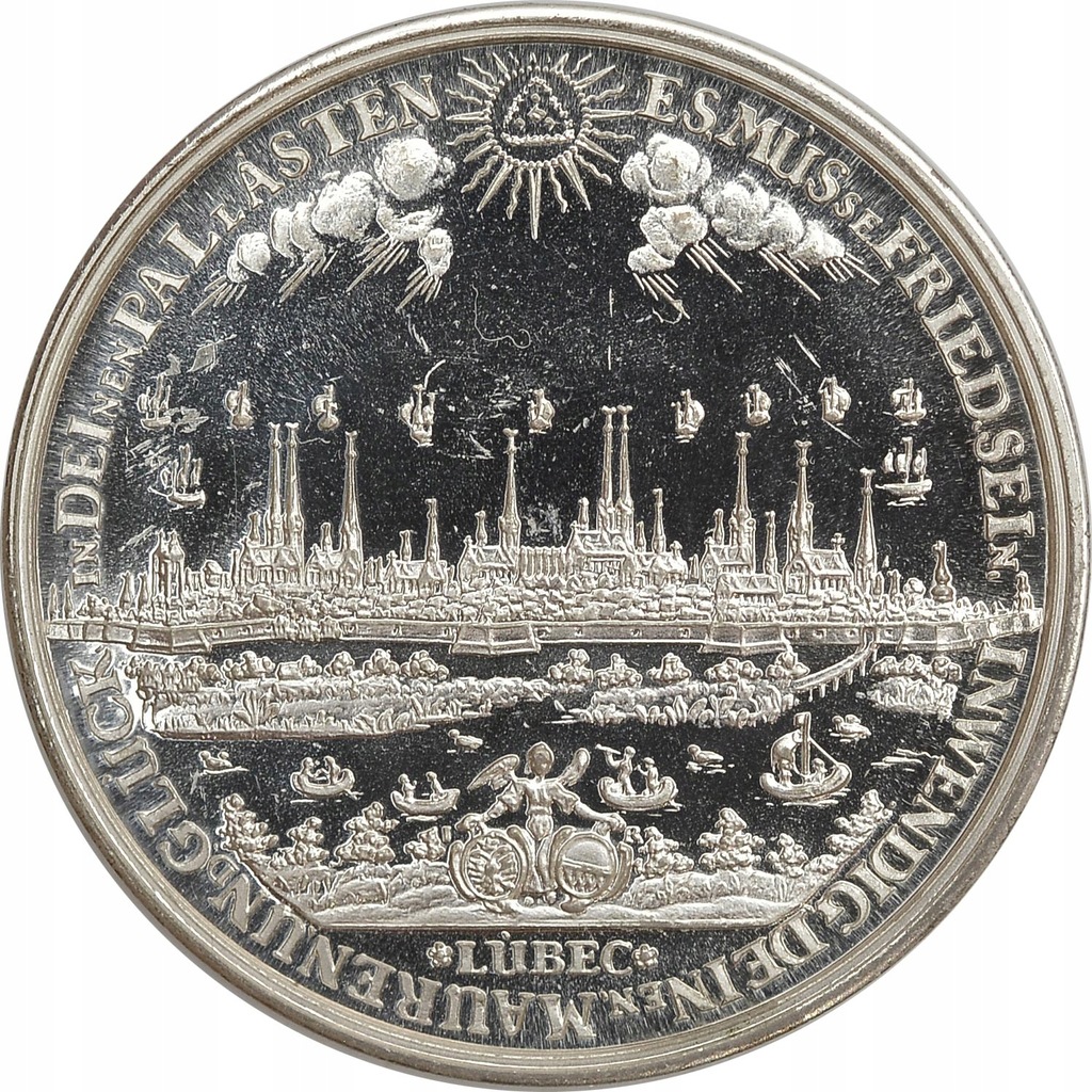 21.db.LUBEKA, MEDAL- ES MUSSE FRIED SEIN.. restrik - 14811713315 - oficjalne archiwum Allegro