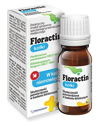 FLORACTIN KOLKI KROPLE PROBIOTYK NA KOLKĘ NOWOŚĆ - 8464063846 - oficjalne archiwum Allegro