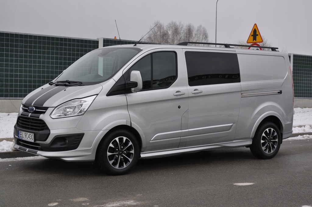 FORD TRANSIT CUSTOM L2 170KM SPORT 5 OS BRYGADOWY - 13236633382 ...