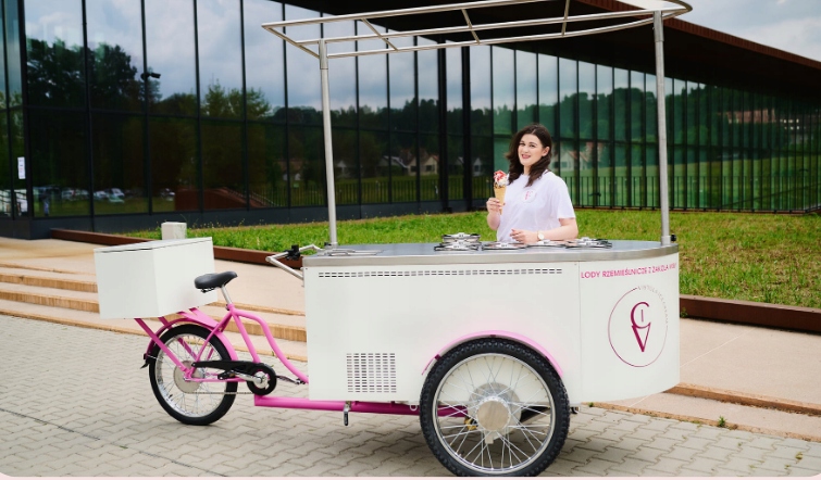 Riksza lodowa, Mobilna lodziarnia, Konserwator - 13433434899 ...