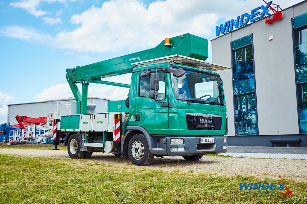 Podnośnik koszowy Bison Palfinger TKA 28 KS Windex - 12355792003 - oficjalne archiwum Allegro